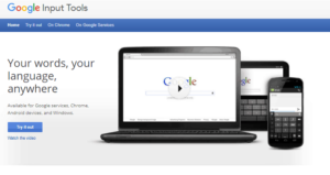 Google Input Tools - Only Free Typing Tool Supports 80+ Languages
